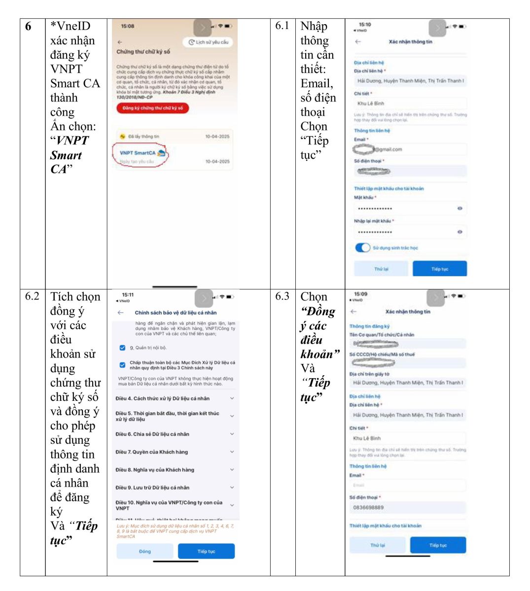 HƯỚNG DẪN ĐĂNG KÝ CHỮ KÝ SỐ CÁ NHÂN TRÊN ỨNG DỤNG VneID VÀ THỰC HIỆN CỔNG DỊCH VỤ CÔNG TRỰC TUYẾN